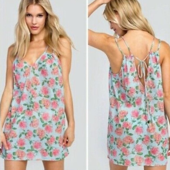 Wildfox | Swim | Wildfox Swim Bora Bora Cover Up Roses Floral Print ...